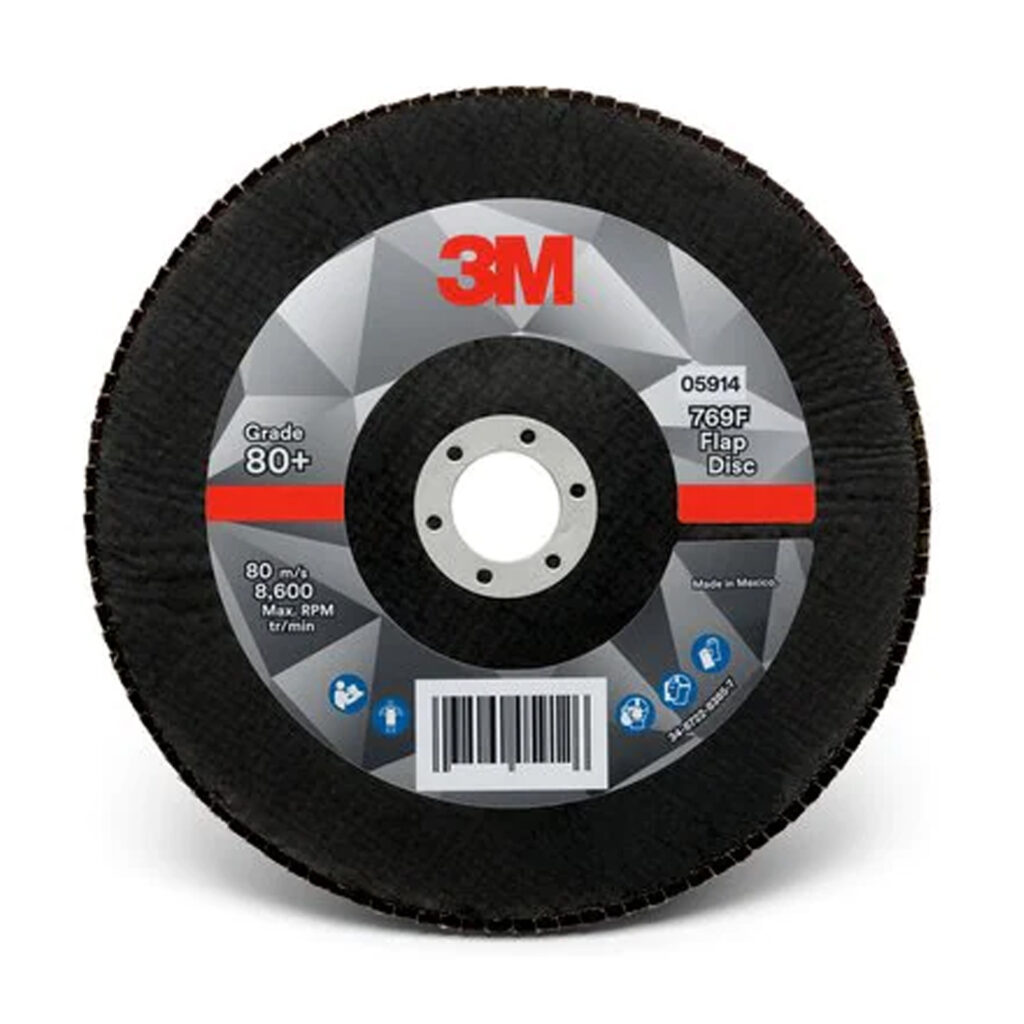 3M™ 769F 125mm Mop Discs for Inox & Mild Steel | Metal Fabrication Supplies