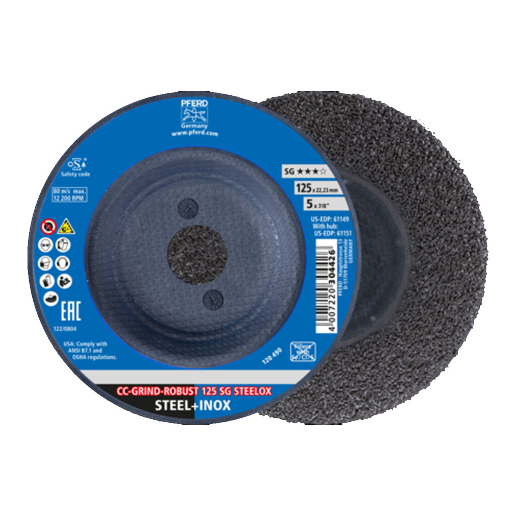 Pferd CC-Grind-Robust SGP Victograin 125mm Grinding Disc | Metal Fabrication Supplies